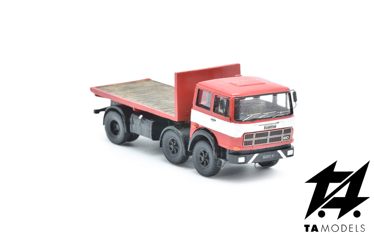 FIAT 180 3 Assi Passo Corto Pianale Legno scala H0 1:87 Modellino ...